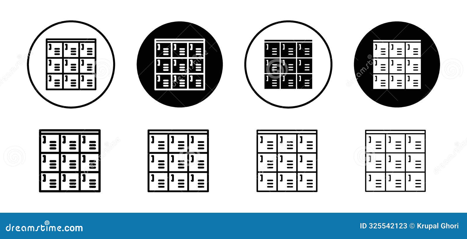 Banking Locker Icon Representing Secure Storage and Financial Safety ...