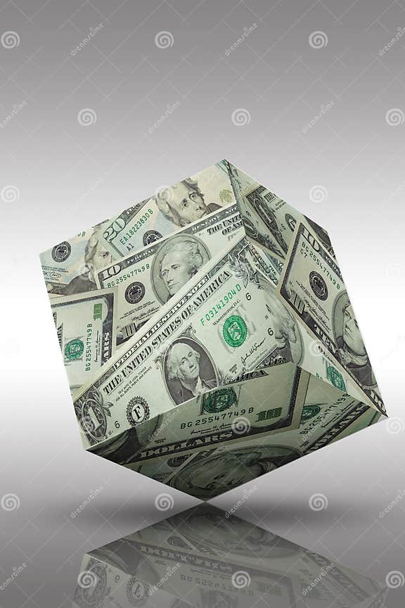 Banking Money Financial Cube Stock Photo - Image of cent, financial ...