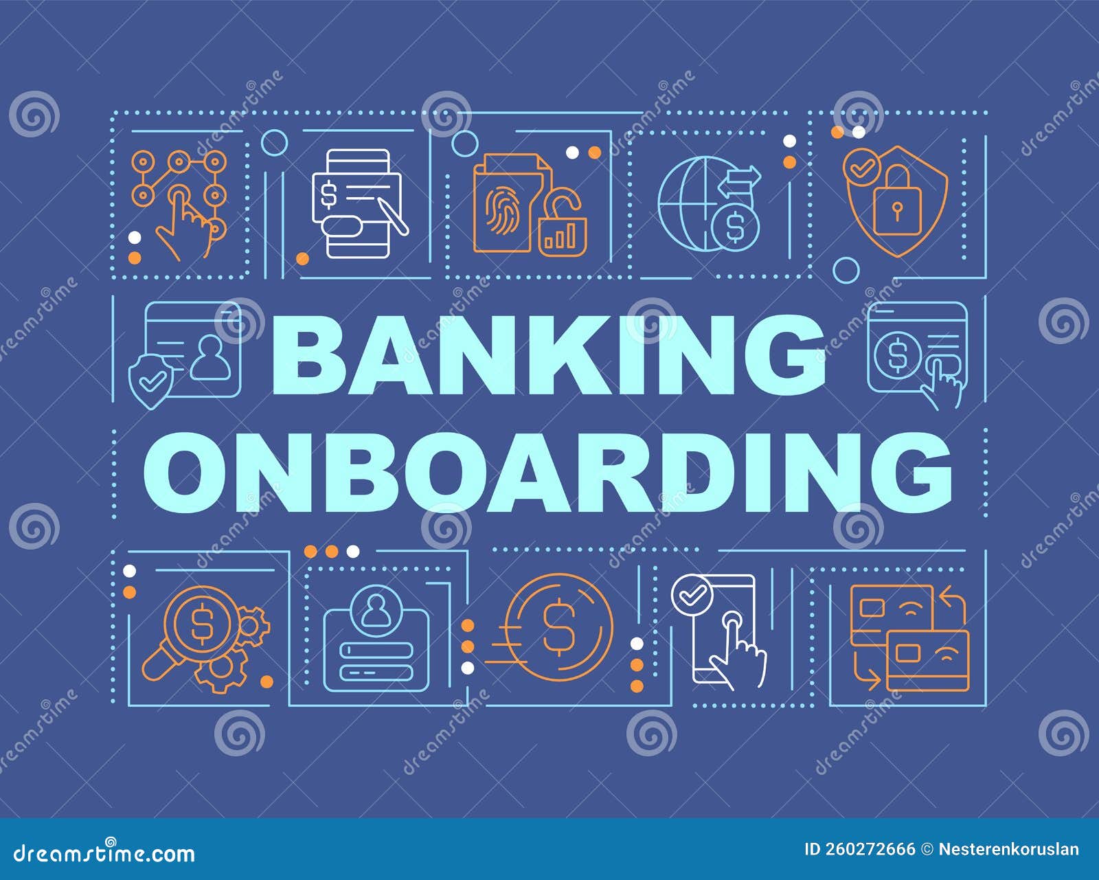 Banking Onboarding Word Concepts Dark Blue Banner Stock Vector ... Banking Onboarding Word Concepts Dark Blue Banner Stock Vector ...
