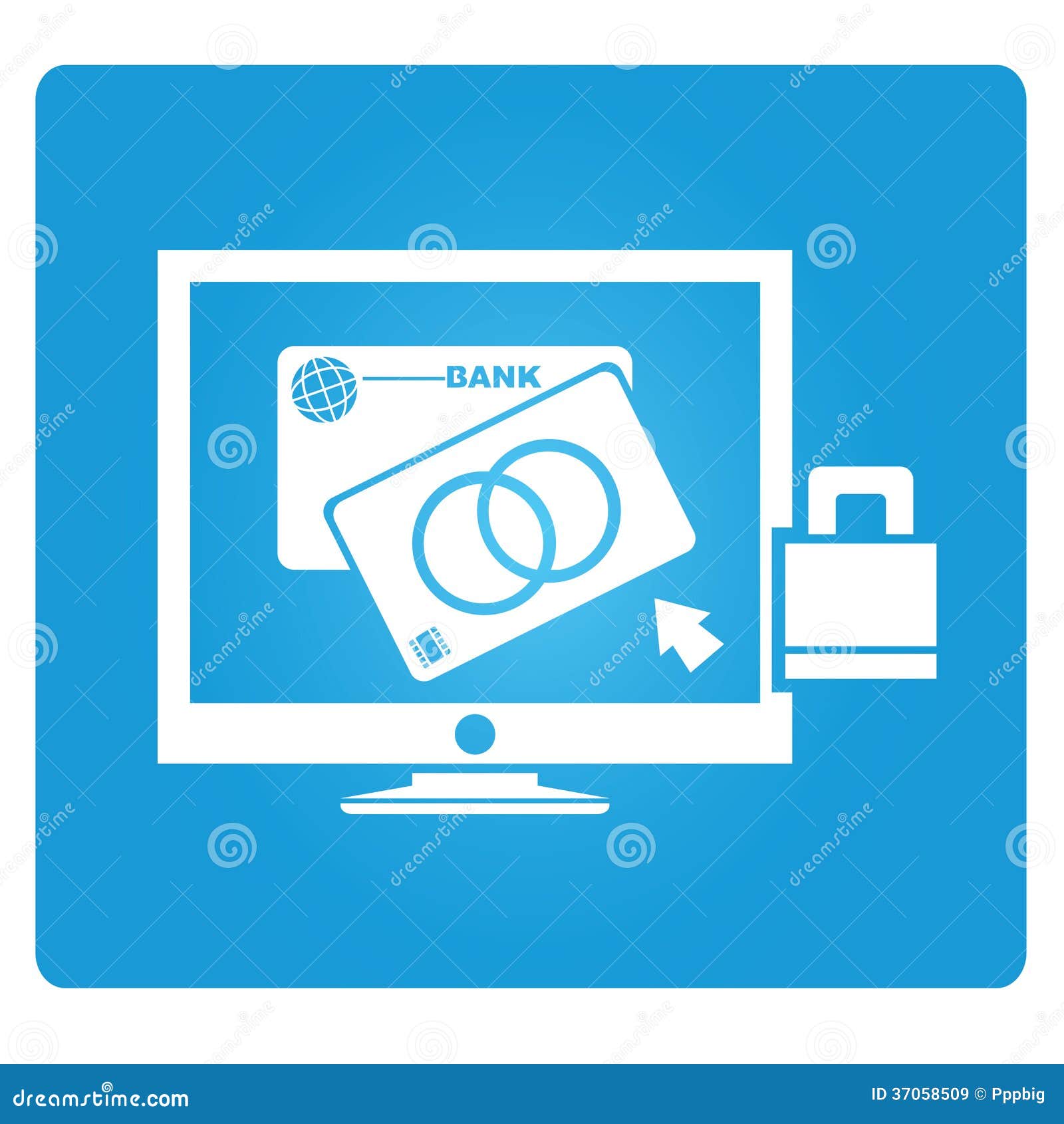 Banking online stock illustration. Illustration of order - 37058509