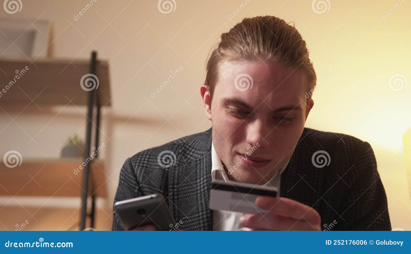 Banking Problem Declined Payment Man Credit Card Stock Footage - Video ...