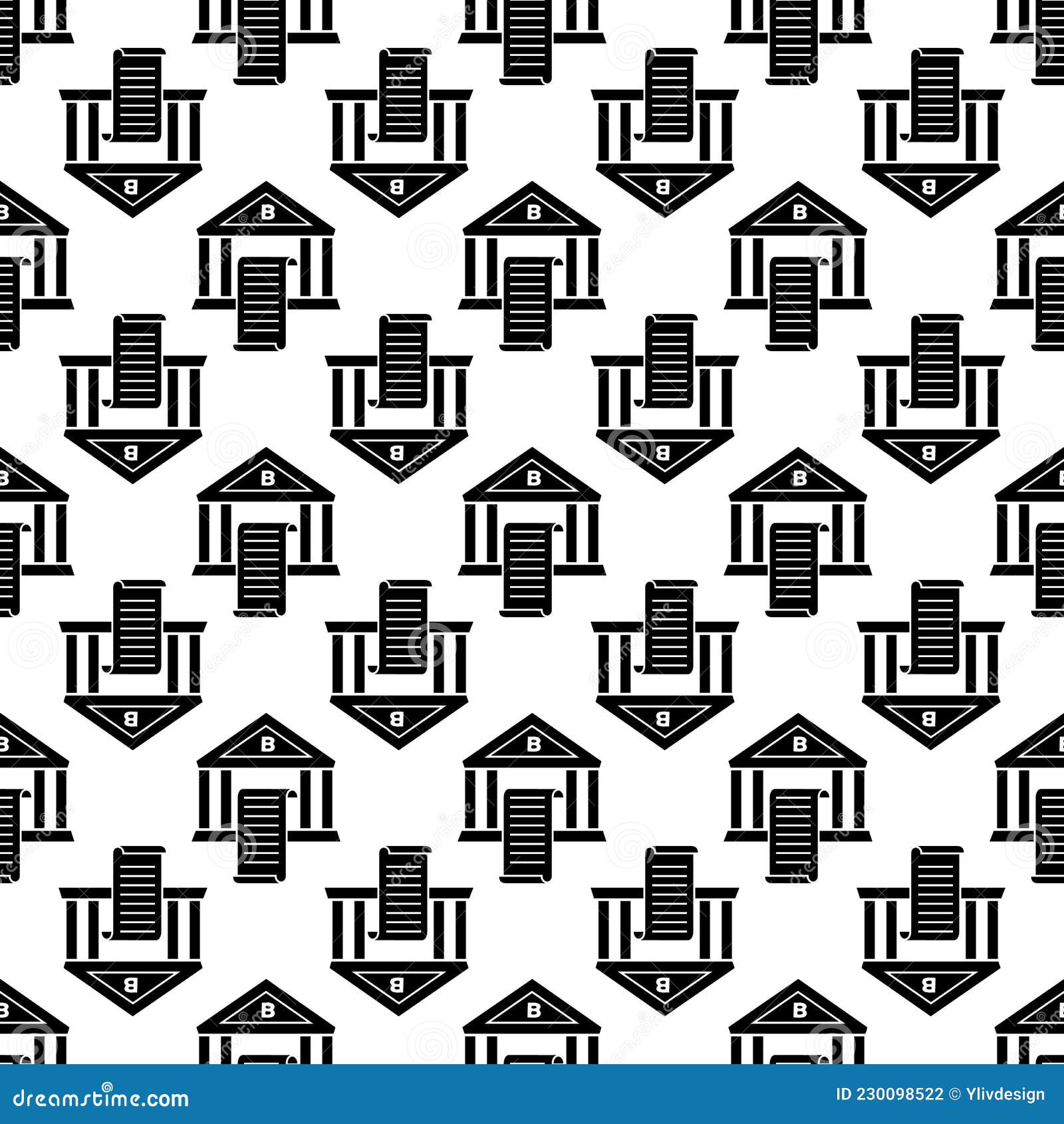 Banking Report Pattern Seamless Vector Stock Vector - Illustration of ...