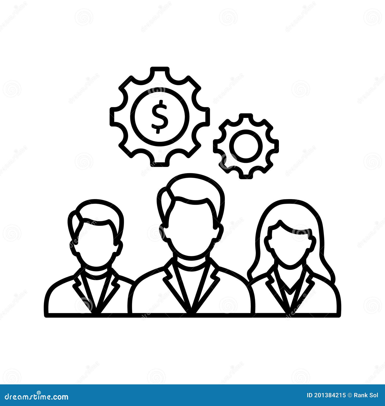 Banking Staff Vector Icon Which Can Easily Modify or Edit Stock Vector ...