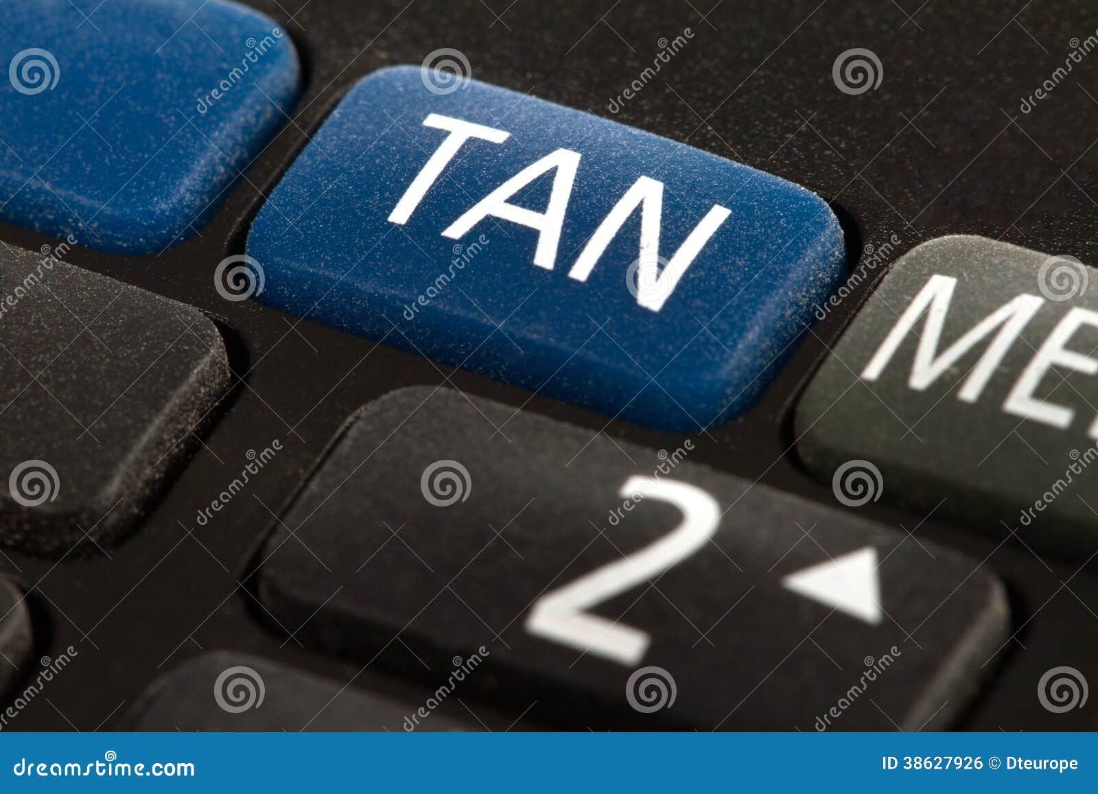 Banking with a TAN Generator Stock Photo - Image of calculator, flowing ...