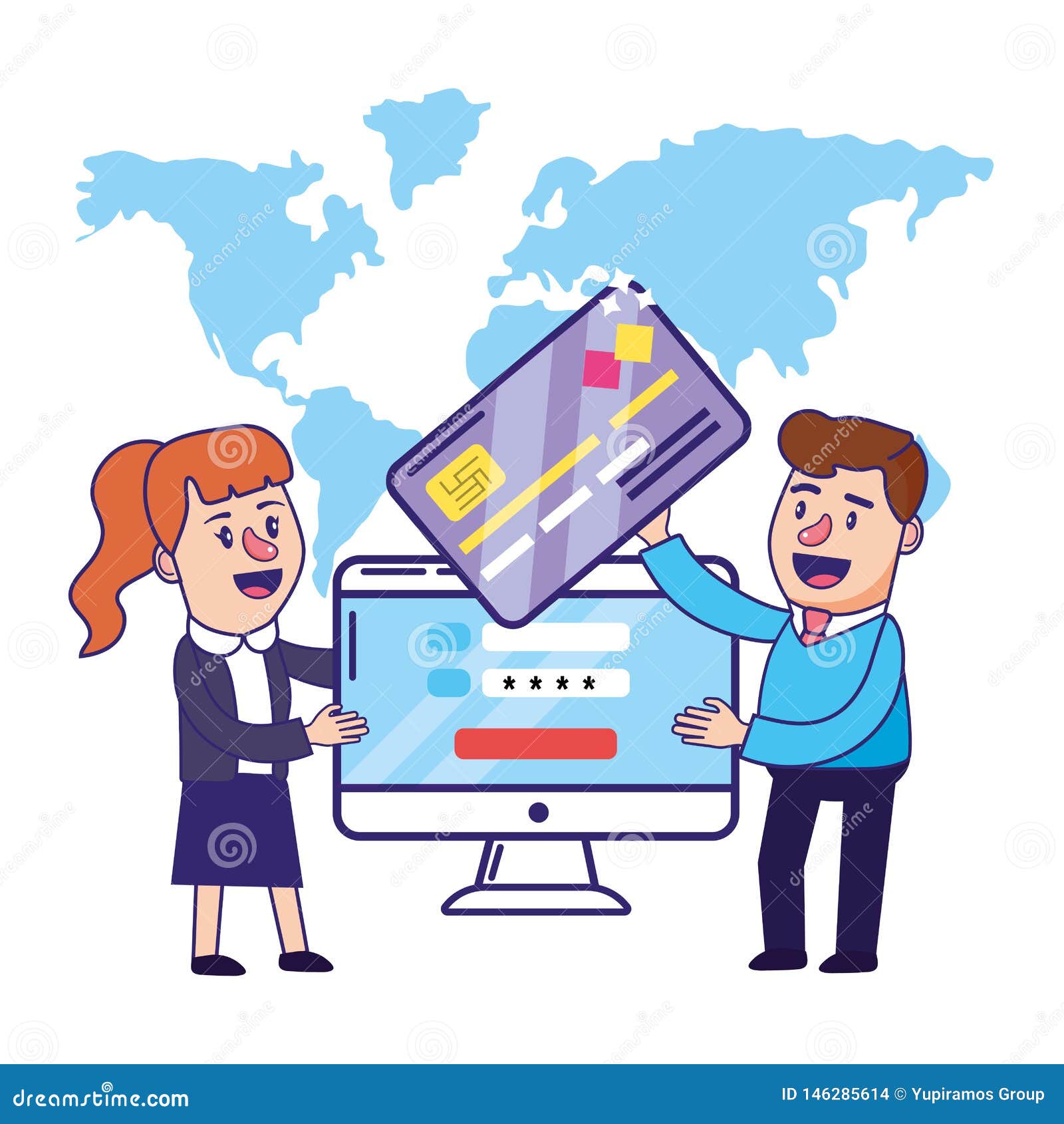 Banking Teamwork Financial Planning Stock Vector - Illustration of ...