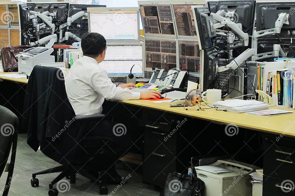 Banking Transactions Operator Editorial Stock Photo - Image of ...