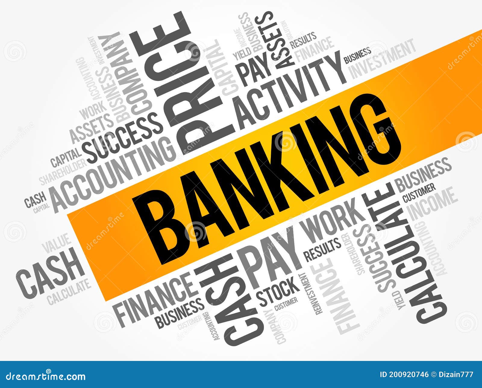 Banking Word Cloud Collage Royalty-Free Stock Photography ...