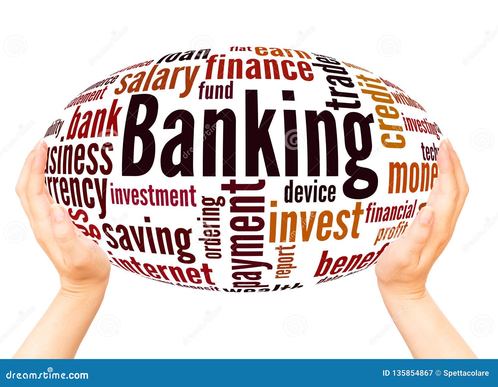 Banking Word Cloud Collage Royalty-Free Stock Photography ...