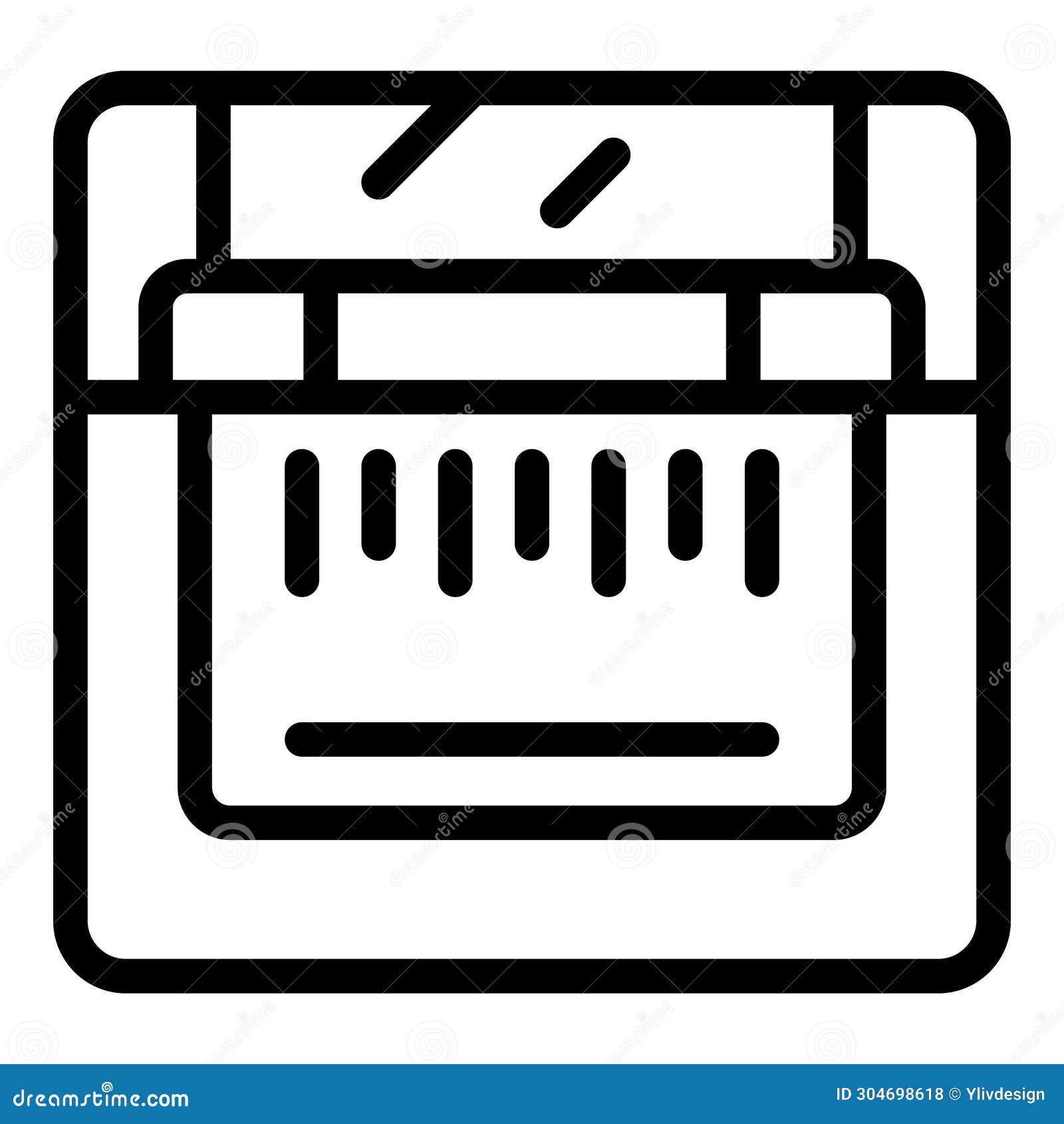 Banknote Check Icon Outline Vector. Device Currency Stock Vector ...