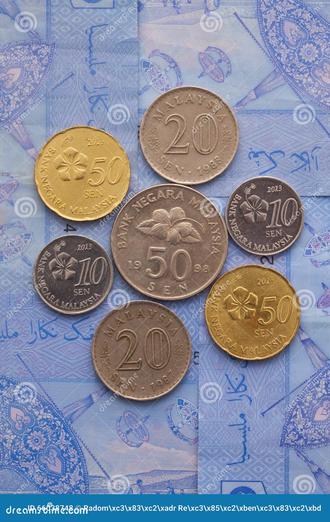 Banknote and Coins of Ringgit of Malaysia Stock Photo - Image of crisis ...