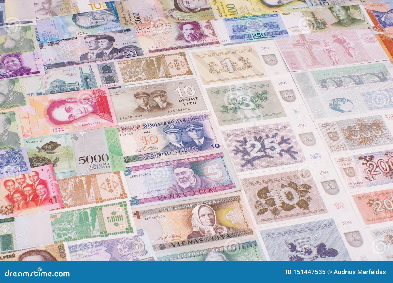Banknote Collection Close Up Stock Image - Image of historical, history ...