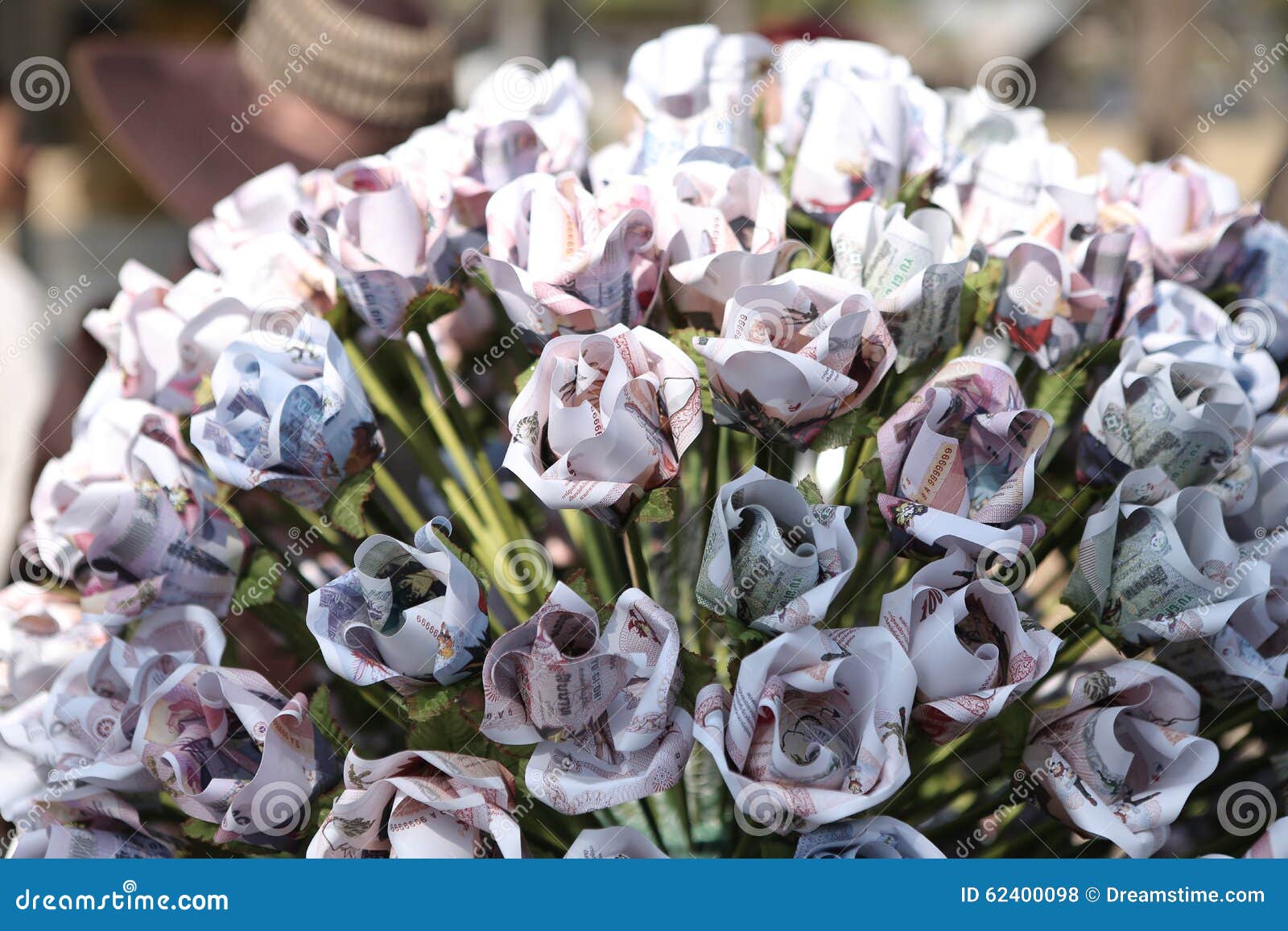 Banknote flower stock photo. Image of money, moneys, paper - 62400098