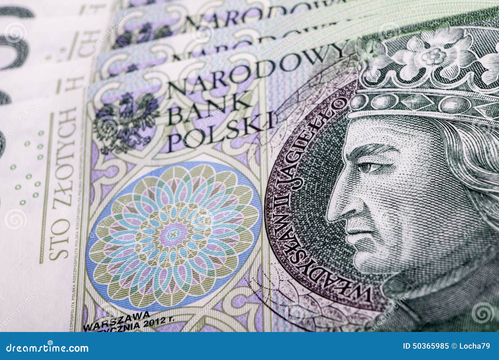 Banknote 100 PLN stock image. Image of loan, account - 50365985