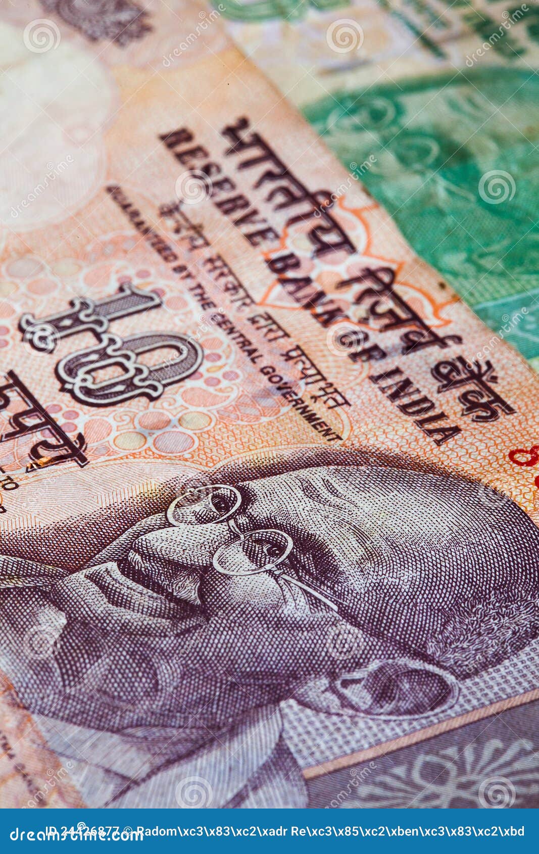 The banknotes stock image. Image of tender, rupee, money - 24426877