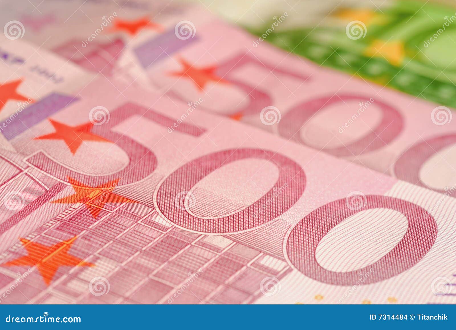 Banknotes 500 euro stock photo. Image of monetary, union - 7314484