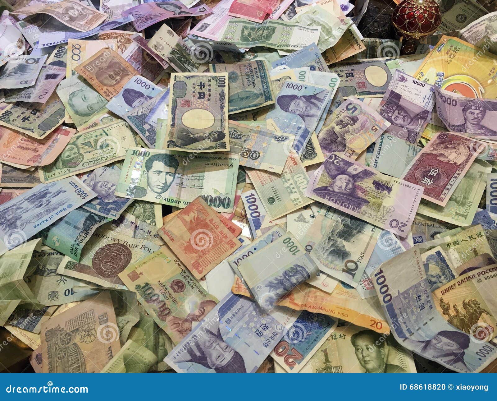 Banknotes collection stock photo. Image of banknotes - 68618820