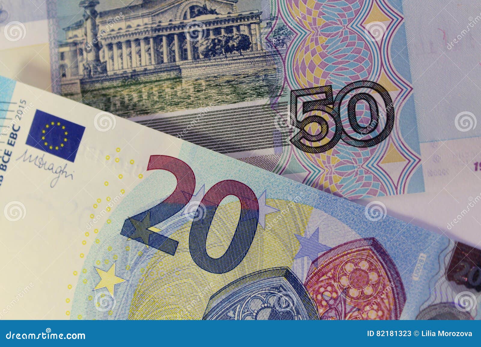 Banknotes of Different Countries, Different Denomination Stock Image ...