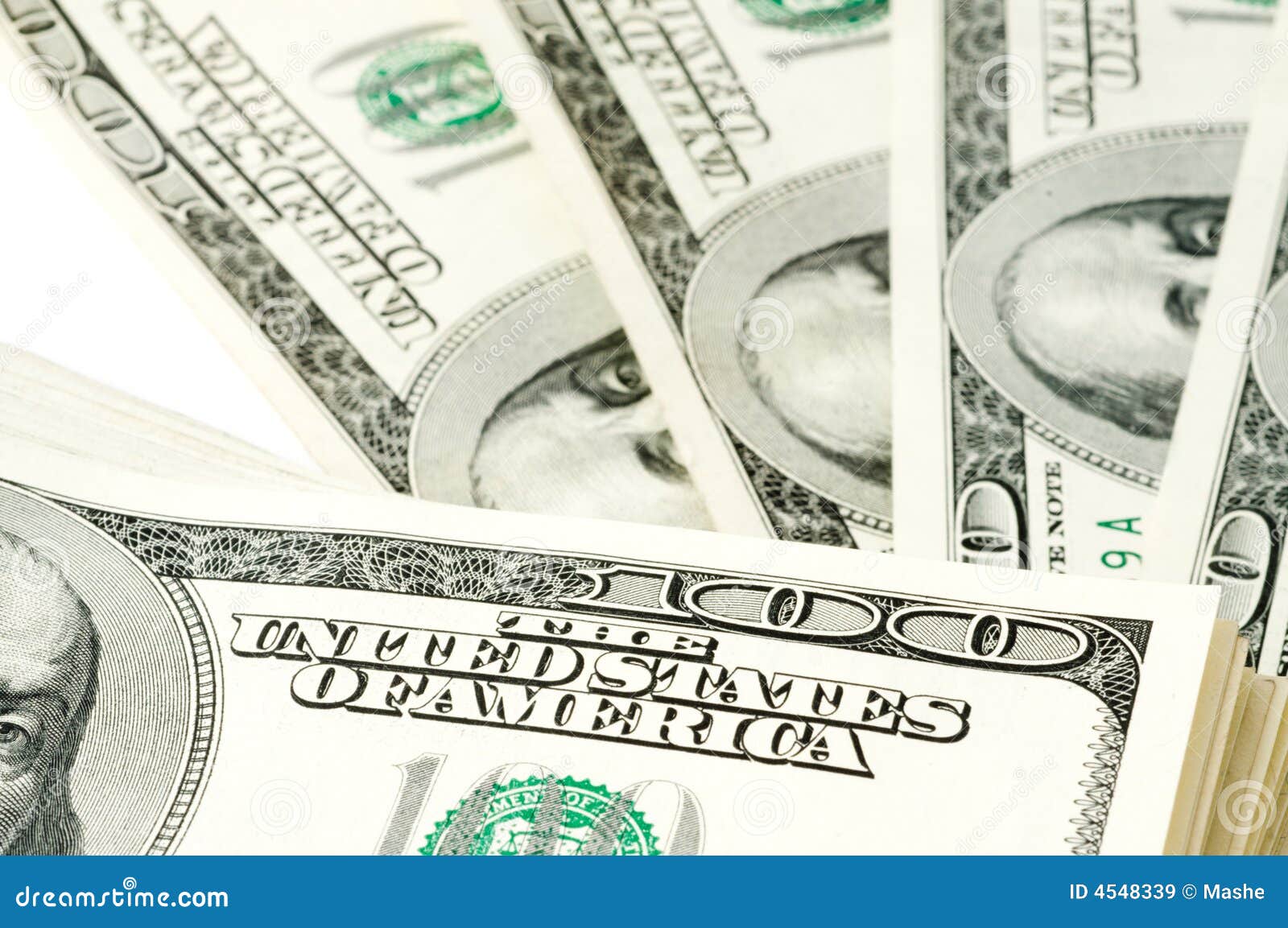 Banknotes of dollar stock image. Image of financial, savings - 4548339