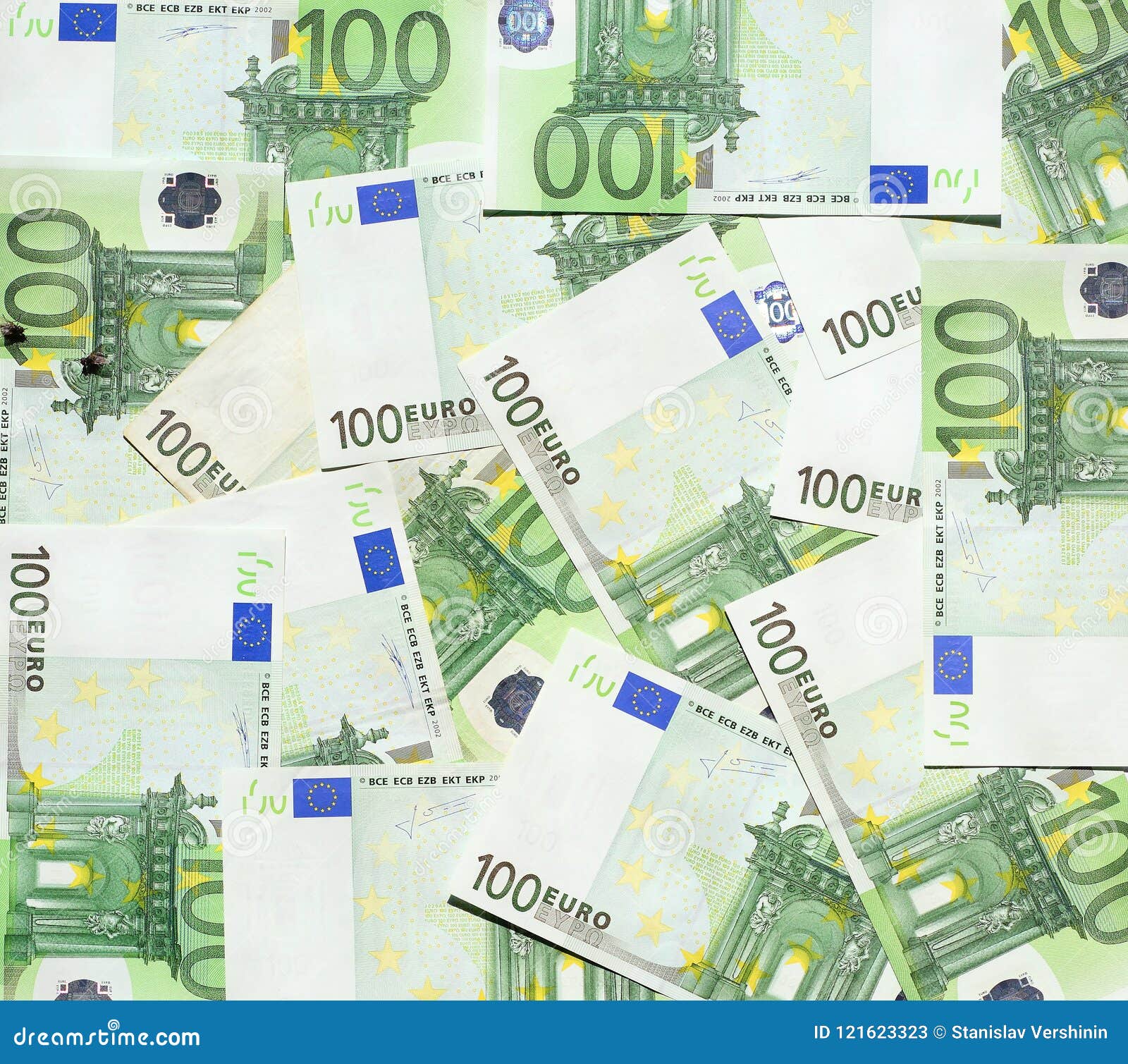 Paper money of the EU stock image. Image of banknotes - 121623323