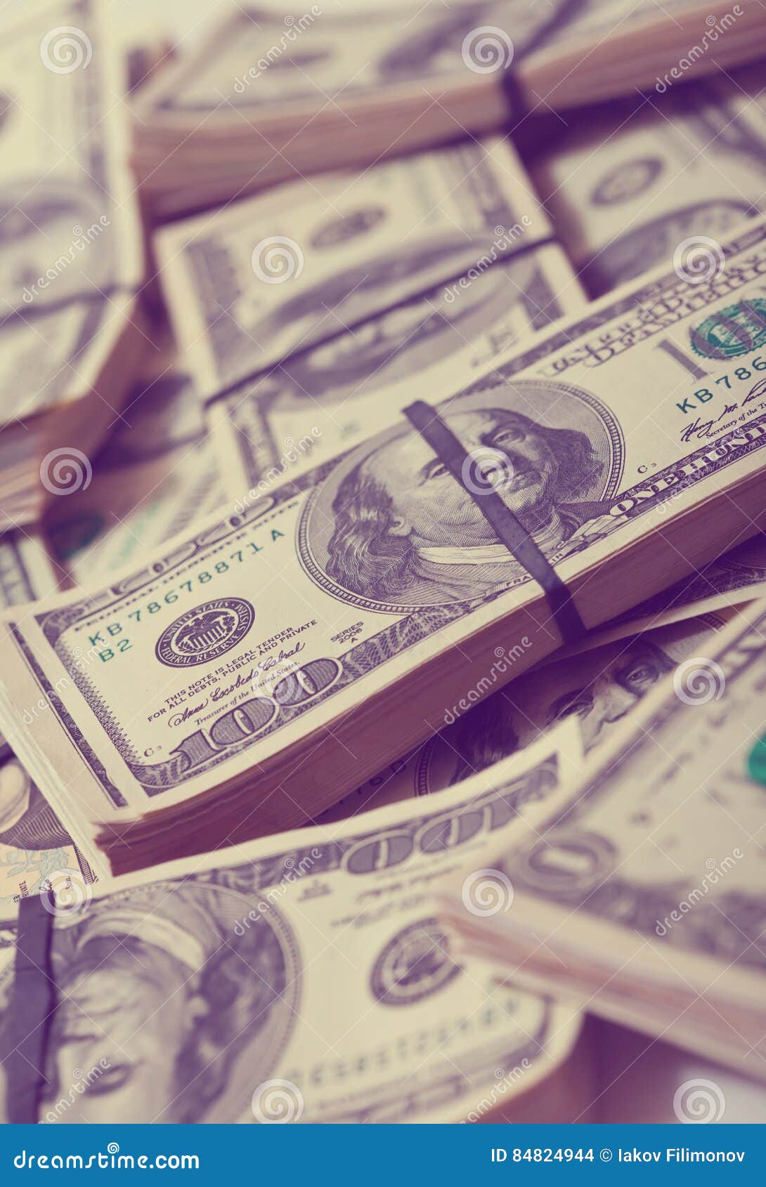 $ 100 banknotes stock photo. Image of finance, investment - 84824944