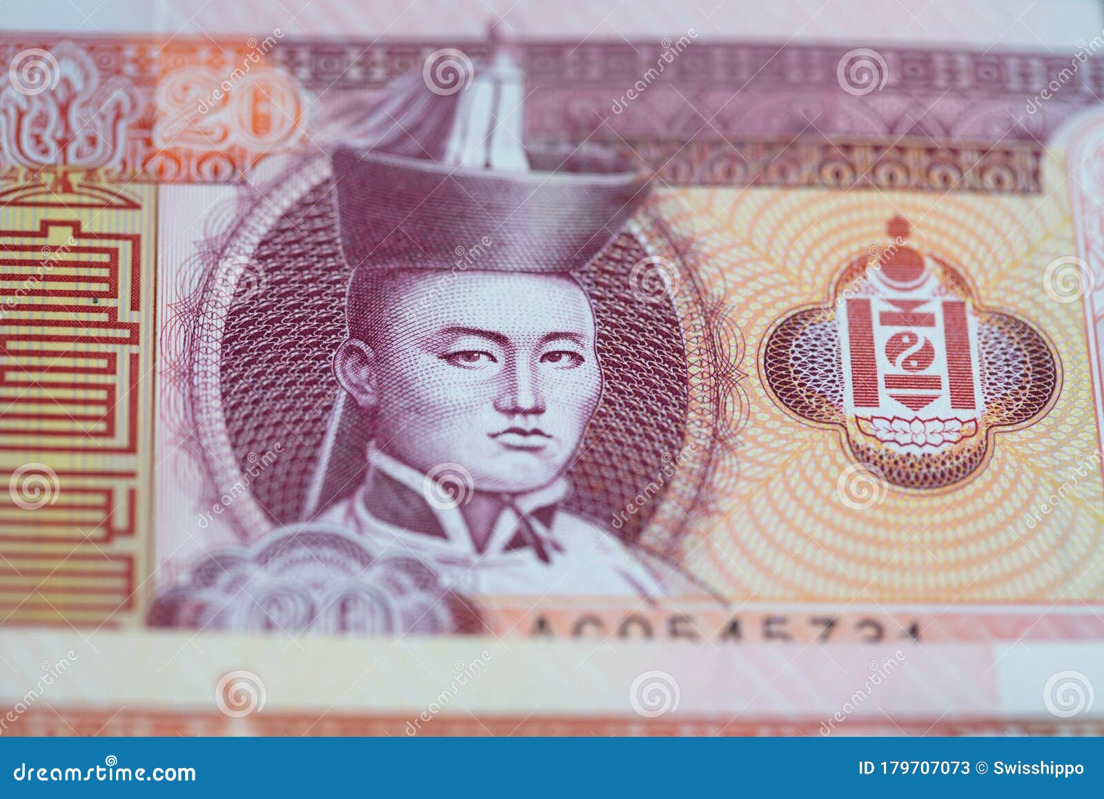 Mongolian Banknotes stock image. Image of cash, colony - 179707073