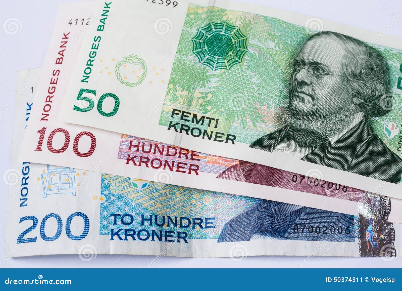 Banknotes norwegian krona stock image. Image of deposit - 50374311