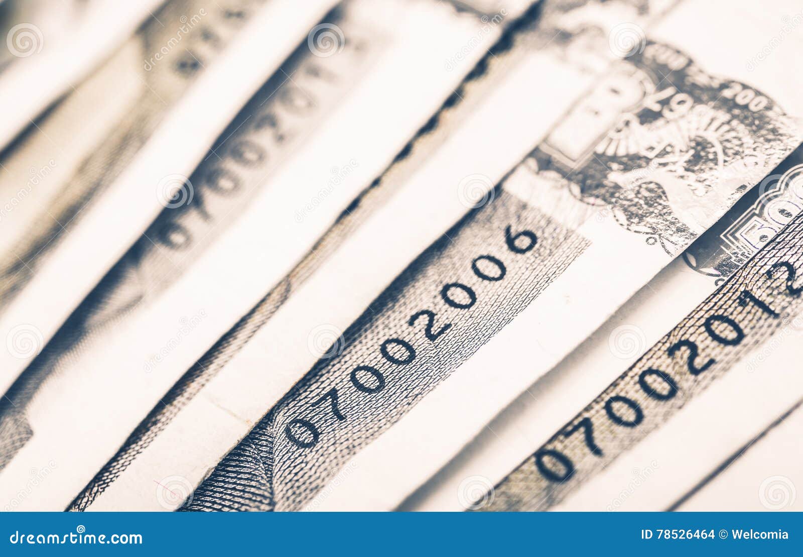 Banknotes Serial Numbers stock photo. Image of serial - 78526464
