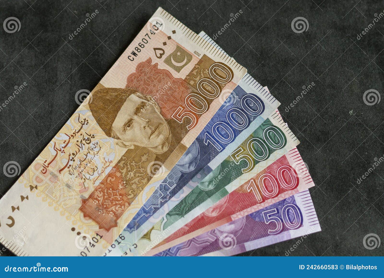 Banknotes Set of Pakistani Currency Stock Image - Image of note, budget ...