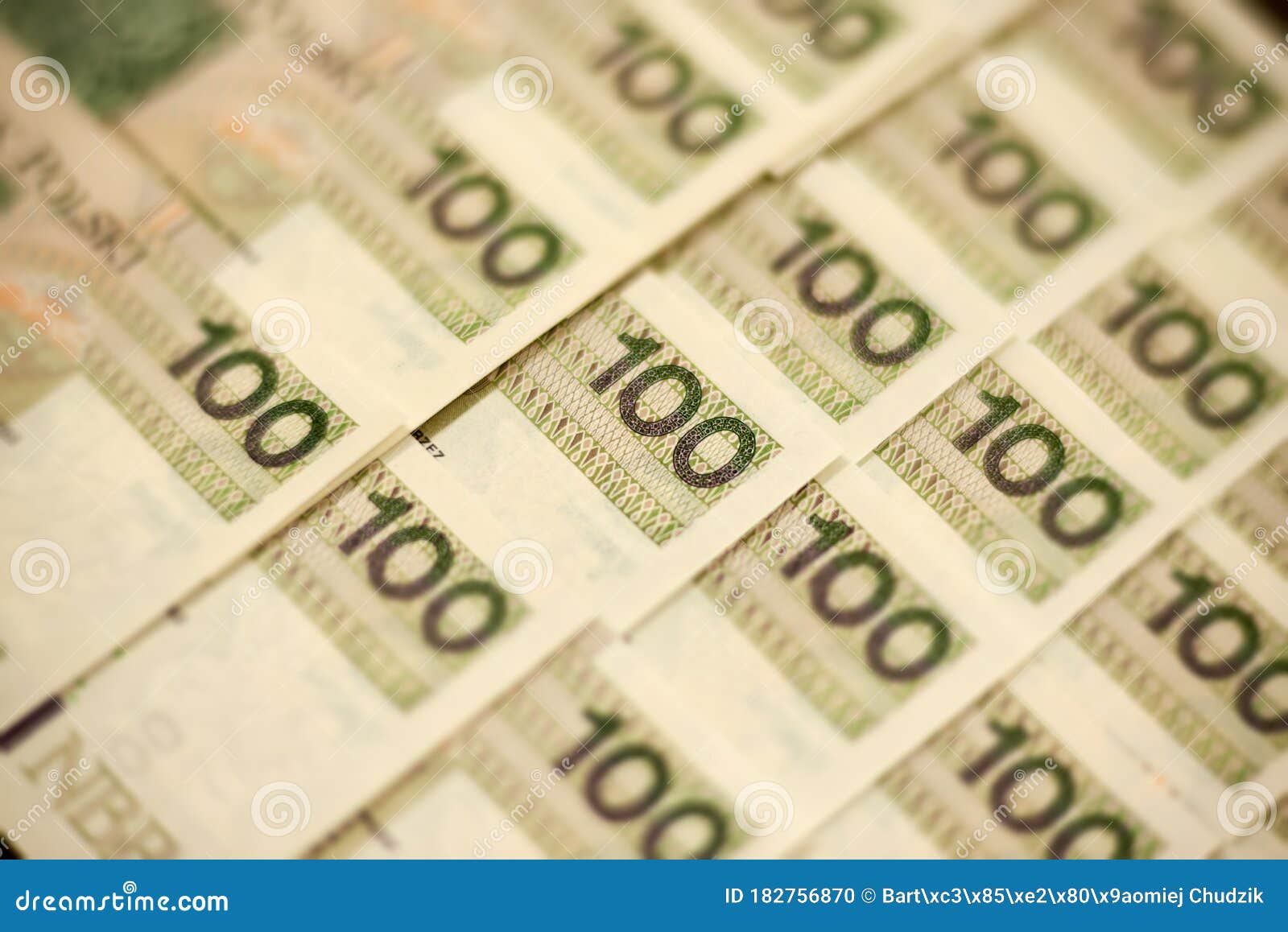 Banknotes Stacked One after the Other Stock Photo - Image of inflation ...