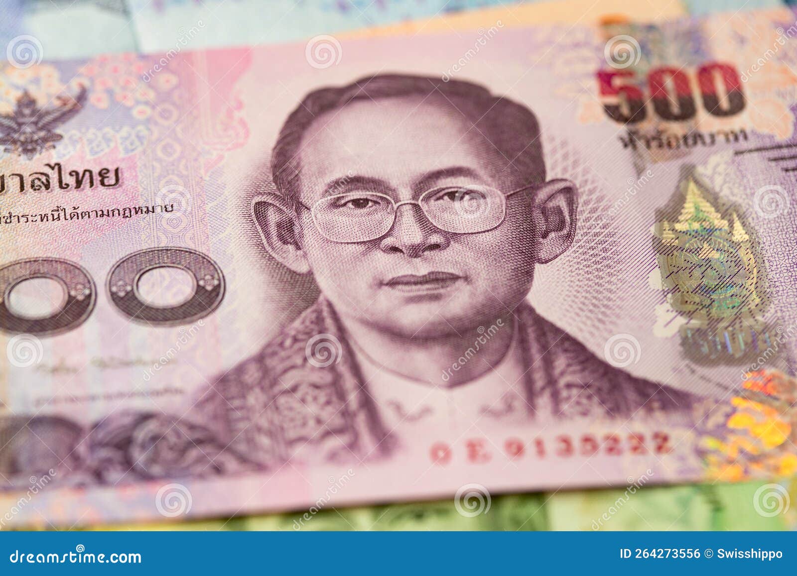 Banknotes of Thailand stock photo. Image of president - 264273556