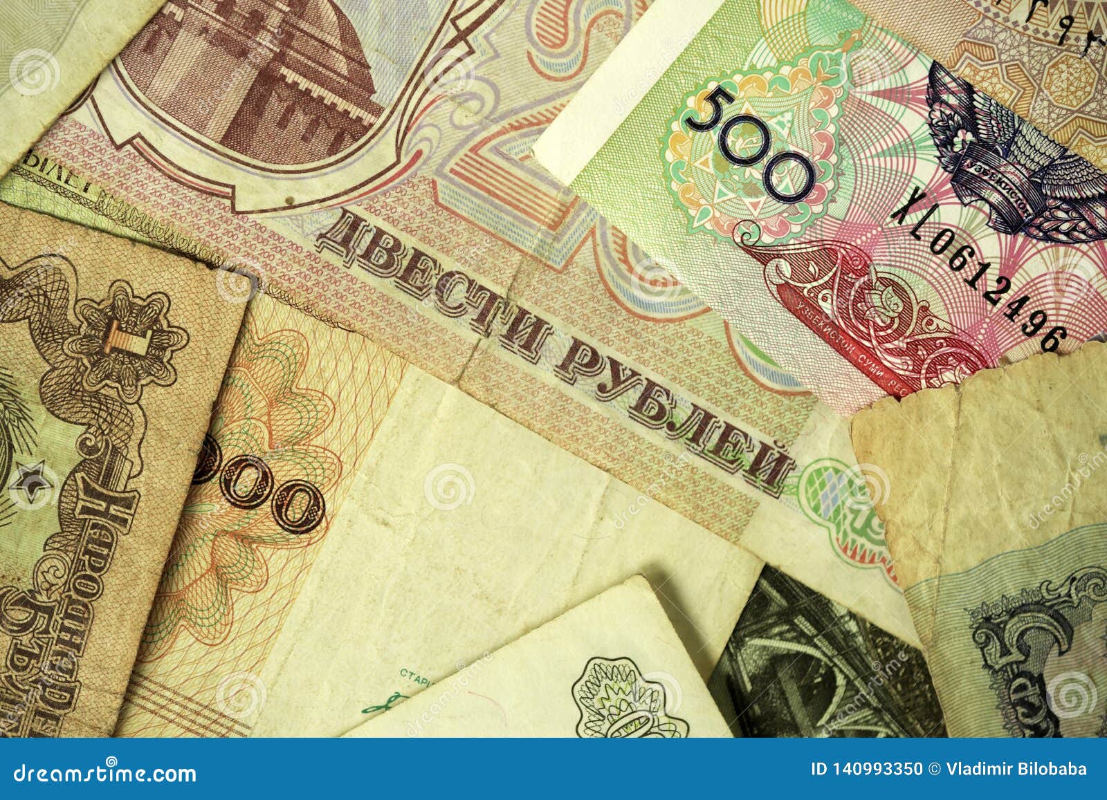 Banknotes and Treasury Notes Stock Photo - Image of design, country ...