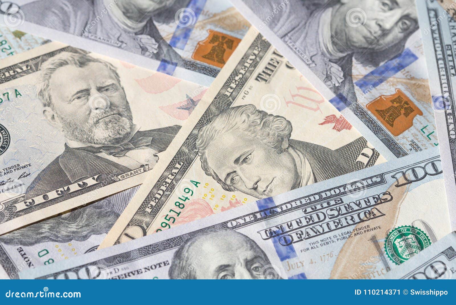 Banknotes stock image. Image of president, debt, america - 110214371