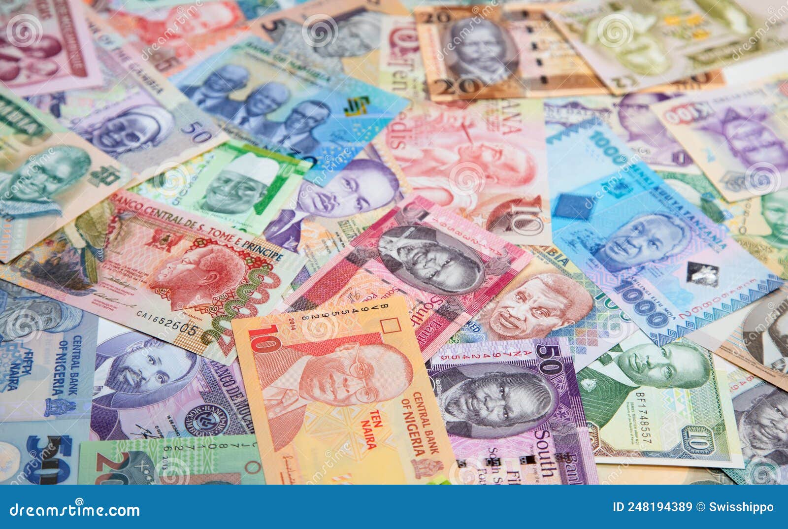 Banknotes stock image. Image of bill, guinee, money - 248194389