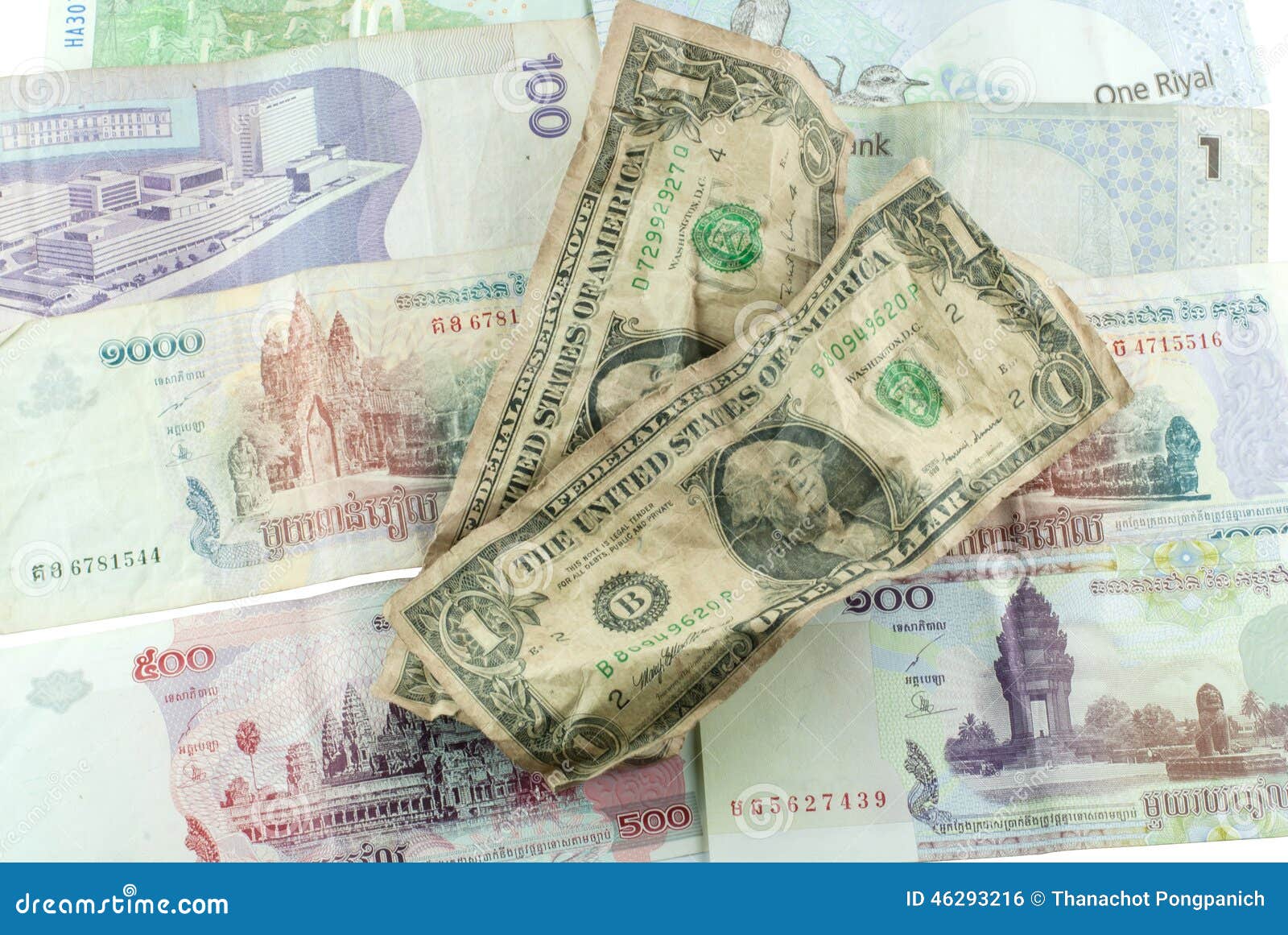 Banknotes stock photo. Image of money, cost, falling - 46293216