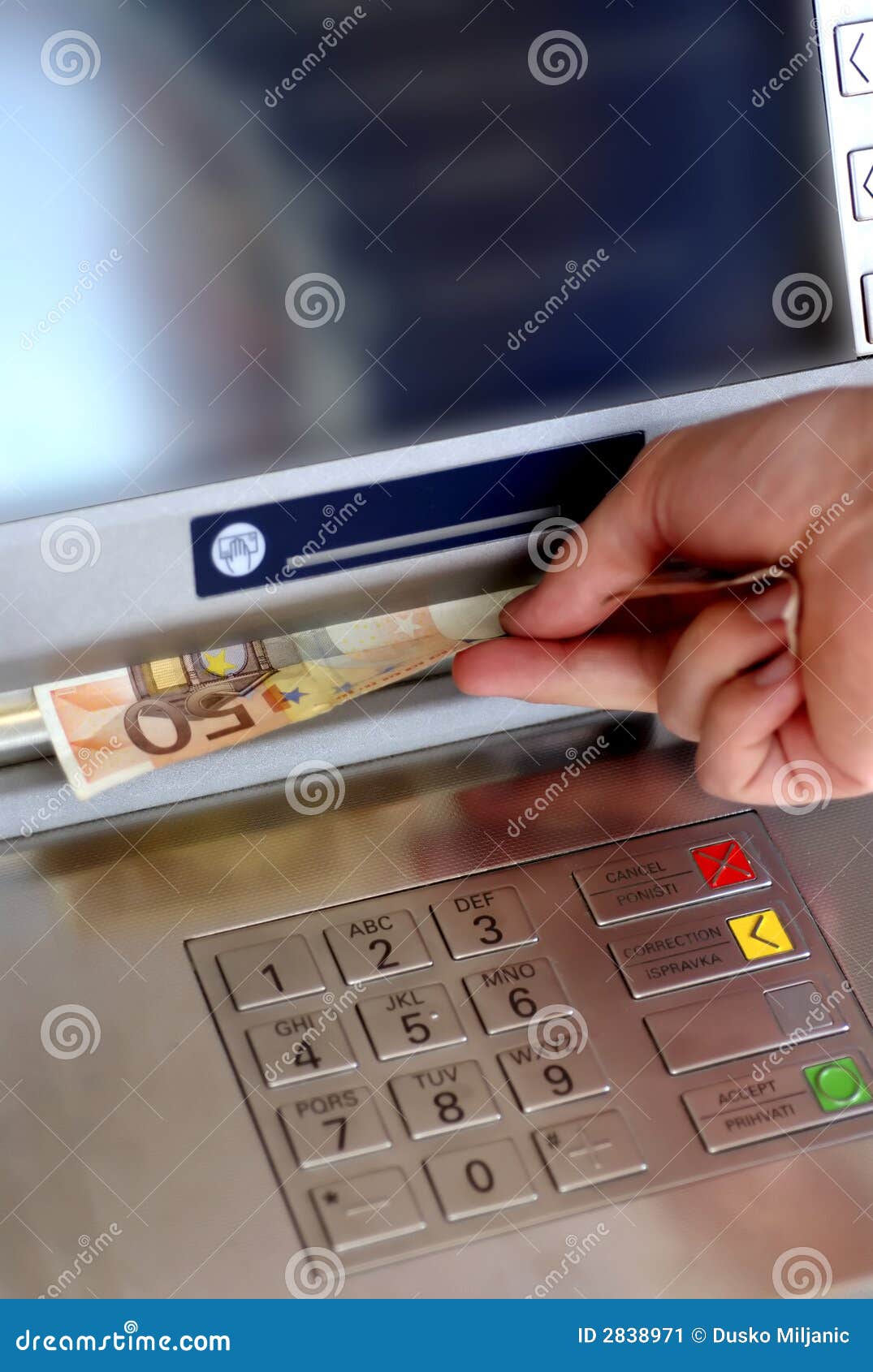 Bankomat 4 stock image. Image of credit, payment, notes - 2838971