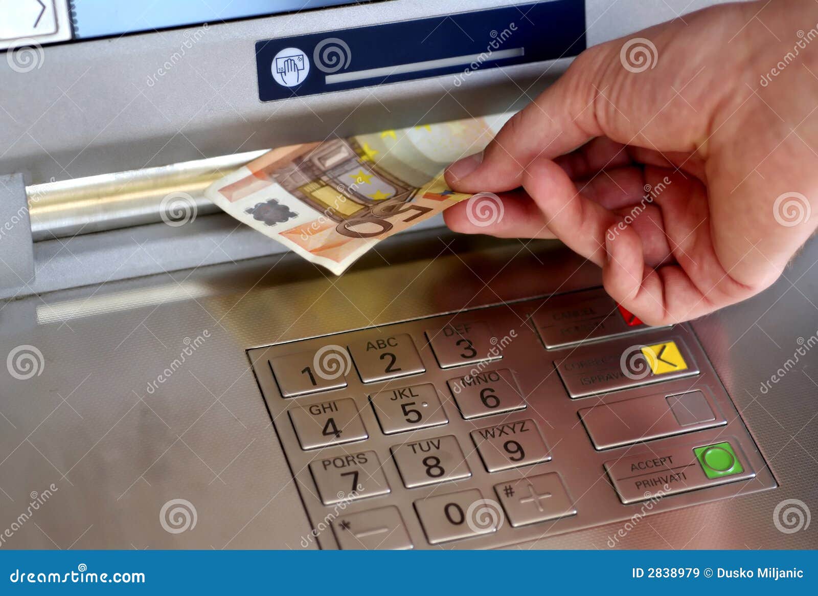 Bankomat 5 stock image. Image of capital, hand, finance - 2838979