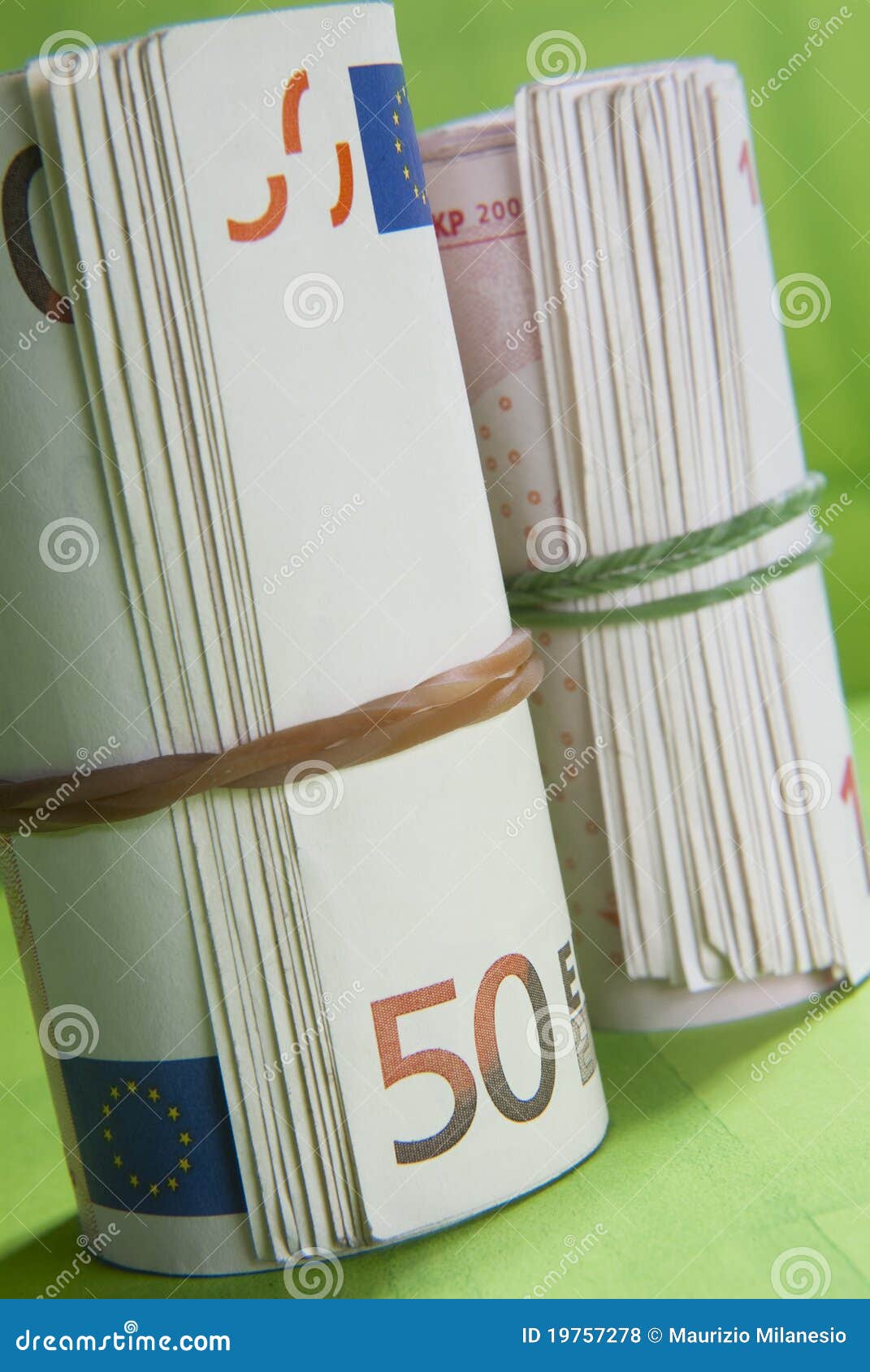 Bankroll stock photo. Image of euro, financial, exchange - 19757278