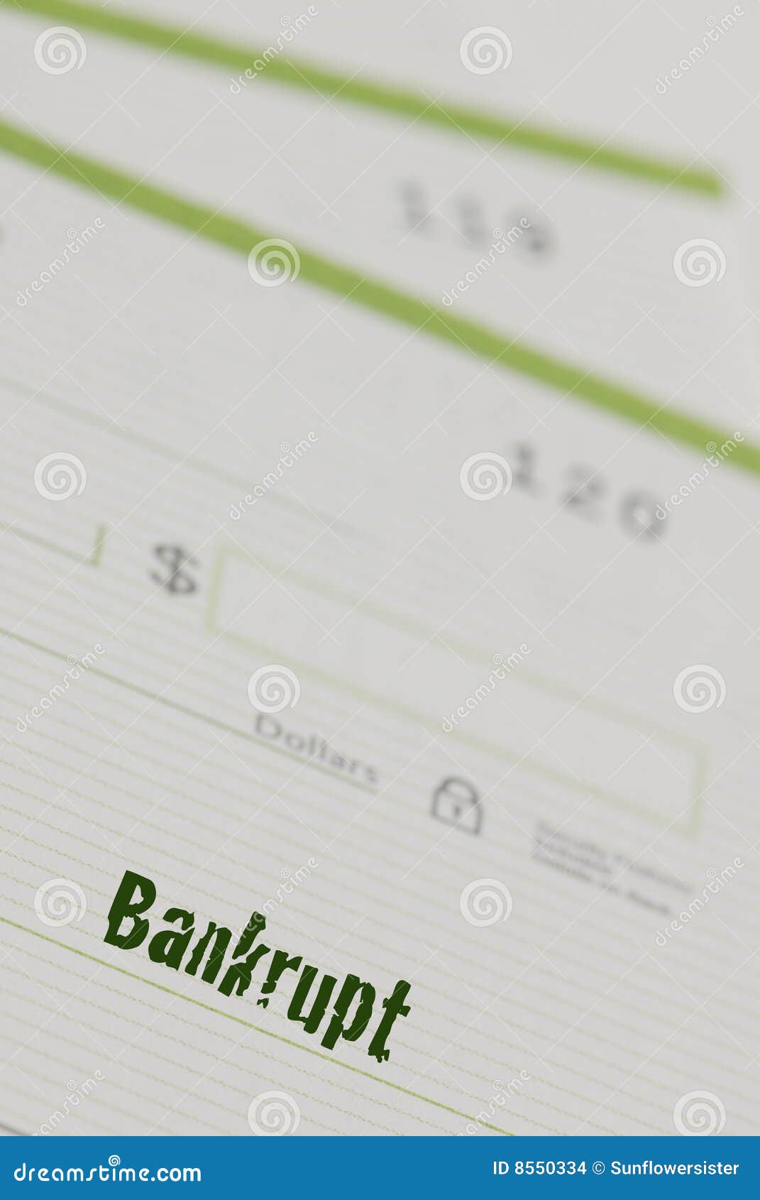 Bankrupt stock photo. Image of insolvent, bills, broke - 8550334