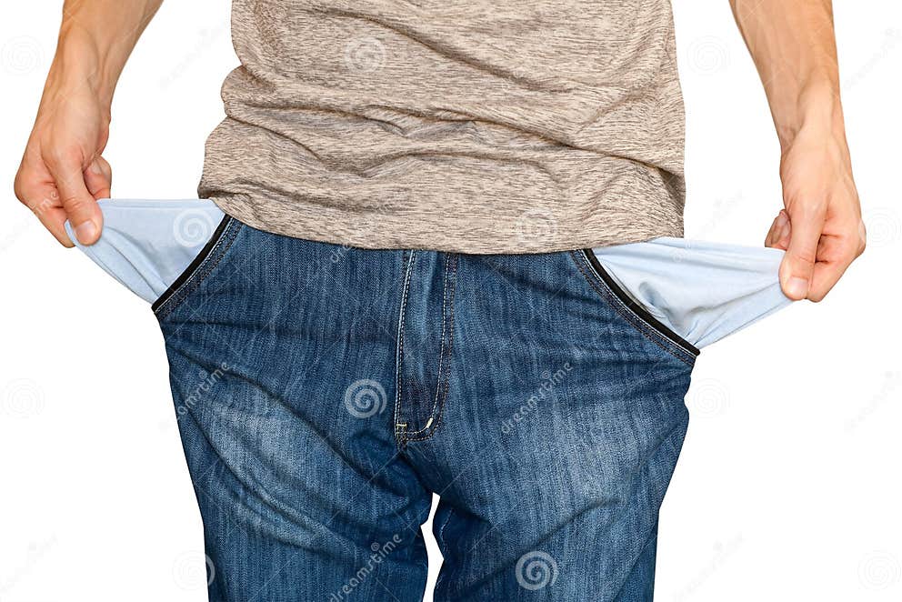 Bankrupt. empty pockets stock photo. Image of business - 10668300