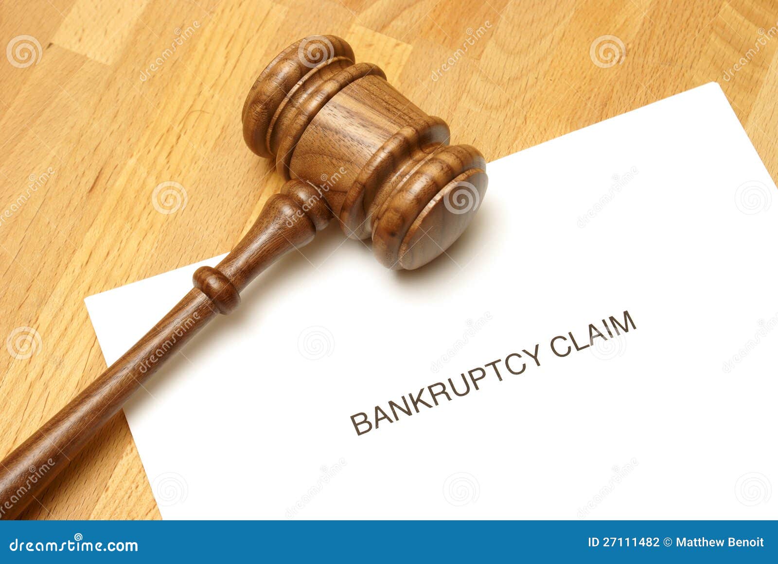 Bankruptcy stock photo. Image of legal, debt, message - 27111482