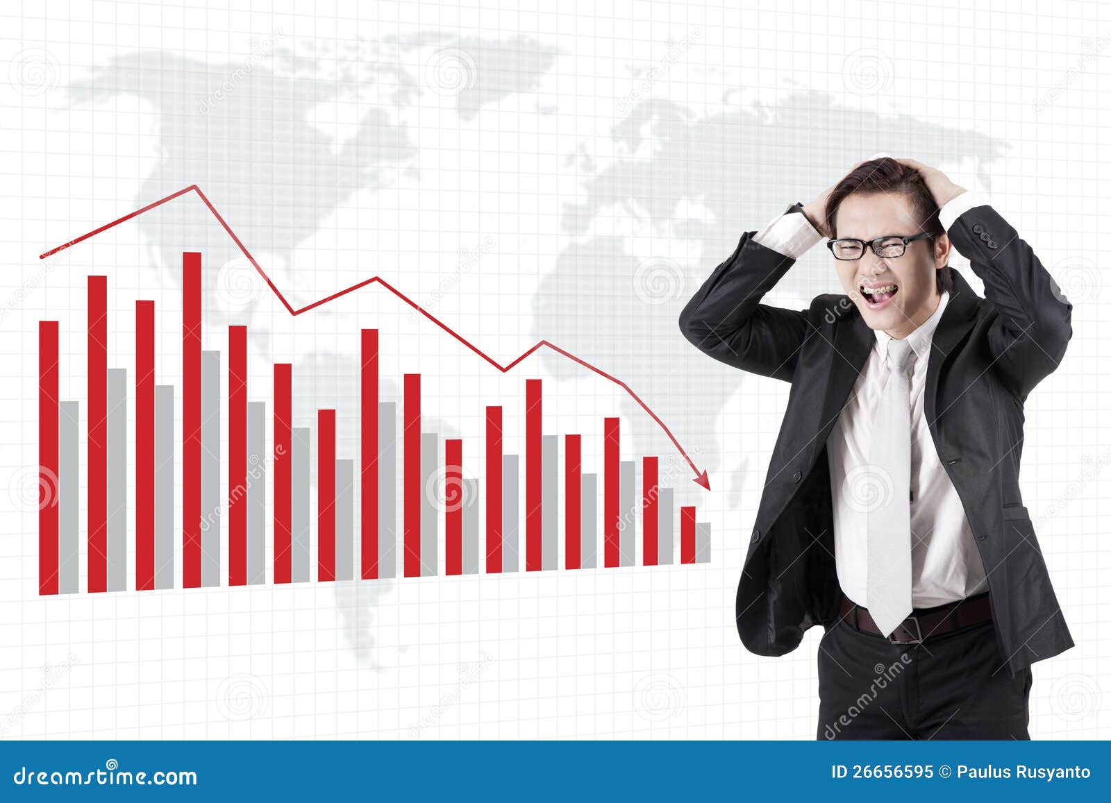 Bankruptcy of businessman stock image. Image of crash - 26656595