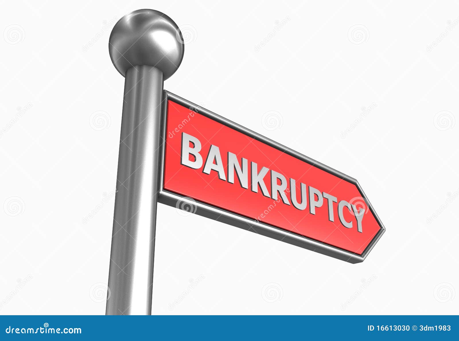 Bankruptcy direction stock illustration. Illustration of bust - 16613030