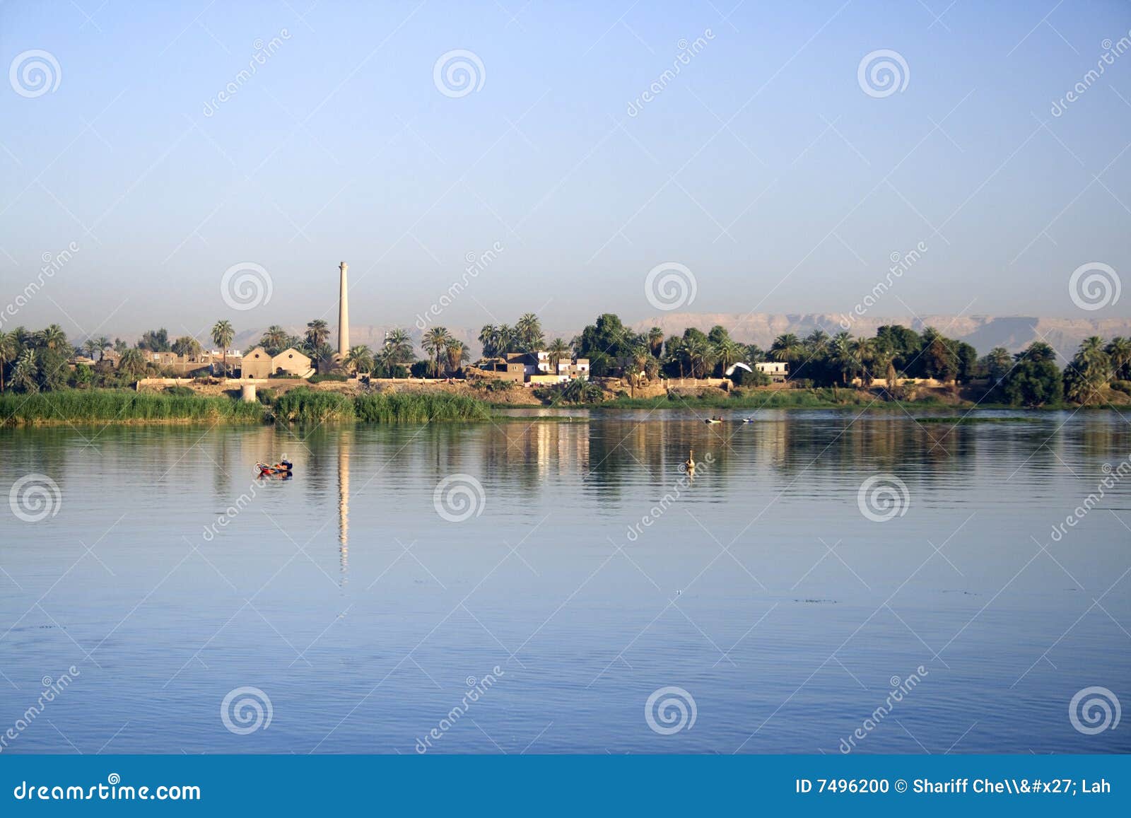 Banks of the River Nile stock photo. Image of river, nile - 7496200