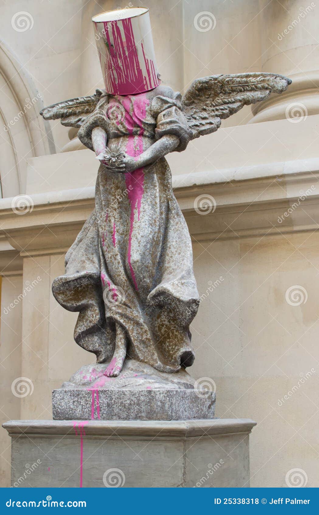 Banksy Angel editorial stock photo. Image of modern, paint - 25338318