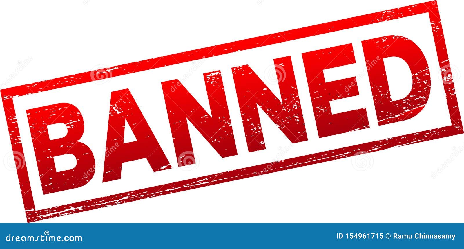 Banned stamp stock vector. Illustration of caution, priority - 154961715