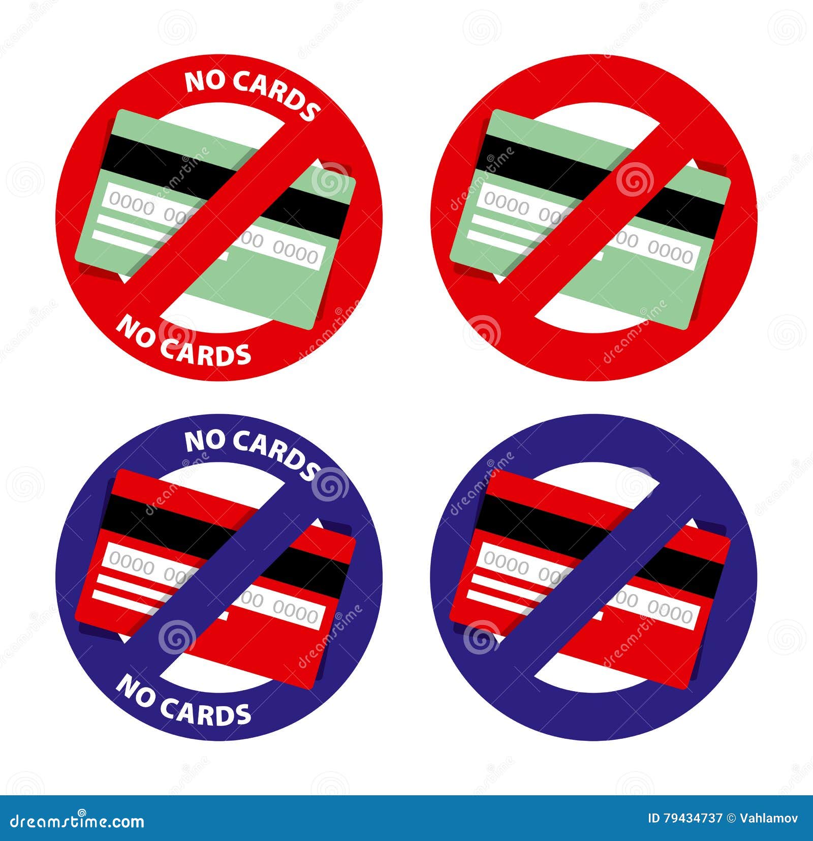 Banned credit card stock vector. Illustration of banned - 79434737