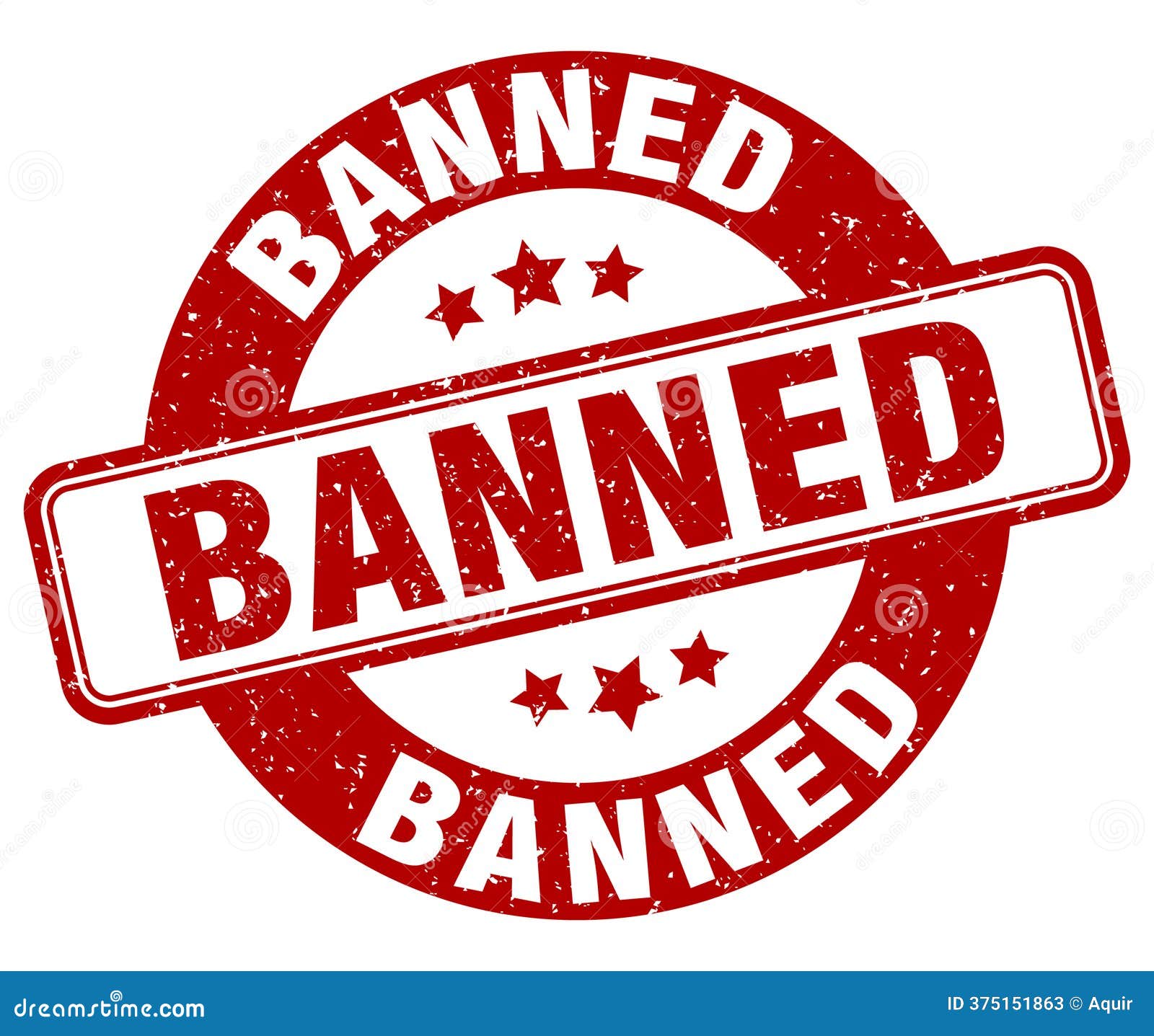 Banned Stamp Vector. Symbol, Sign Stock Photography | CartoonDealer.com ...