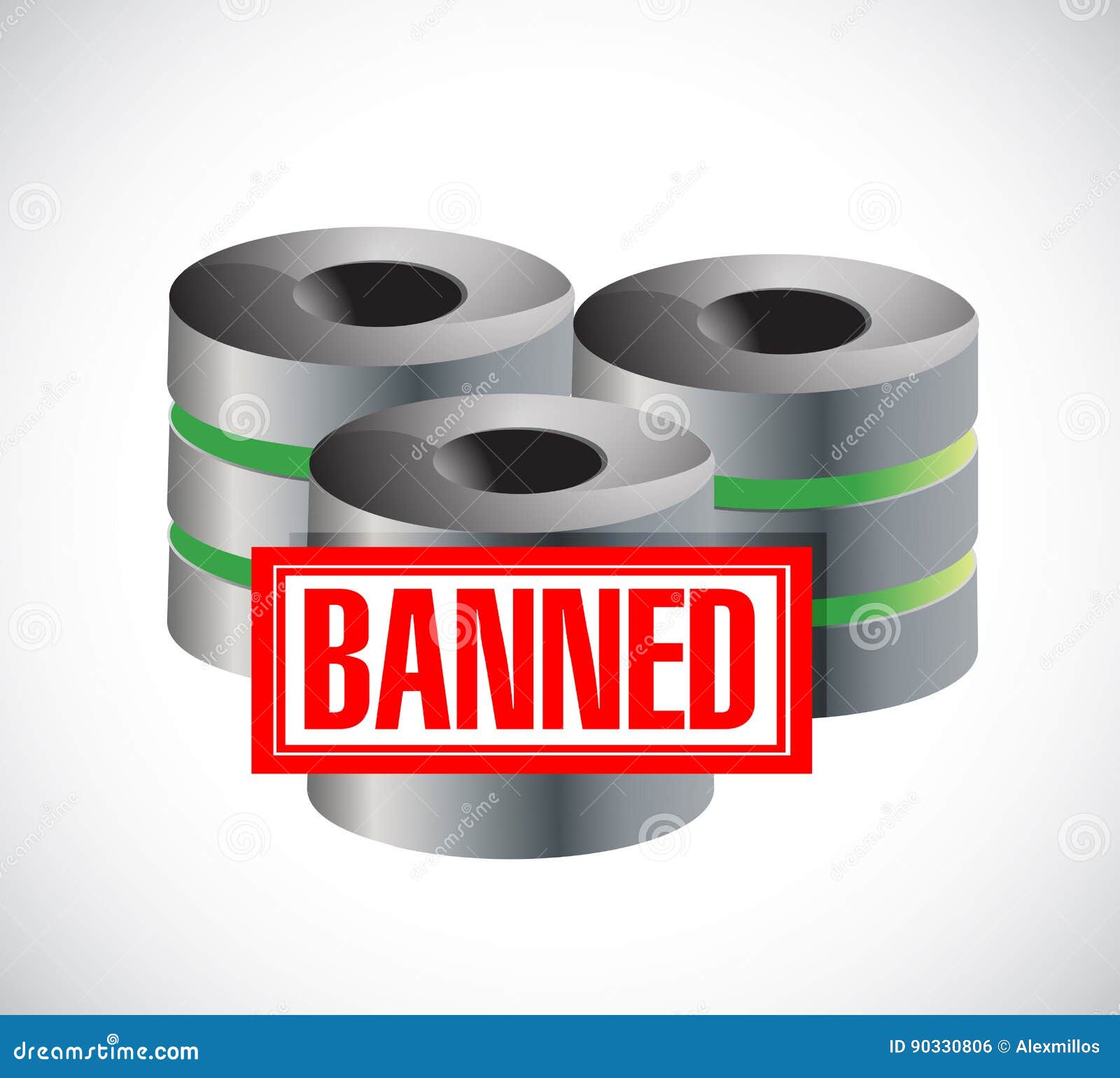Banned Stamp. Banned Label On Transparent Background. Round Sign Vector ...