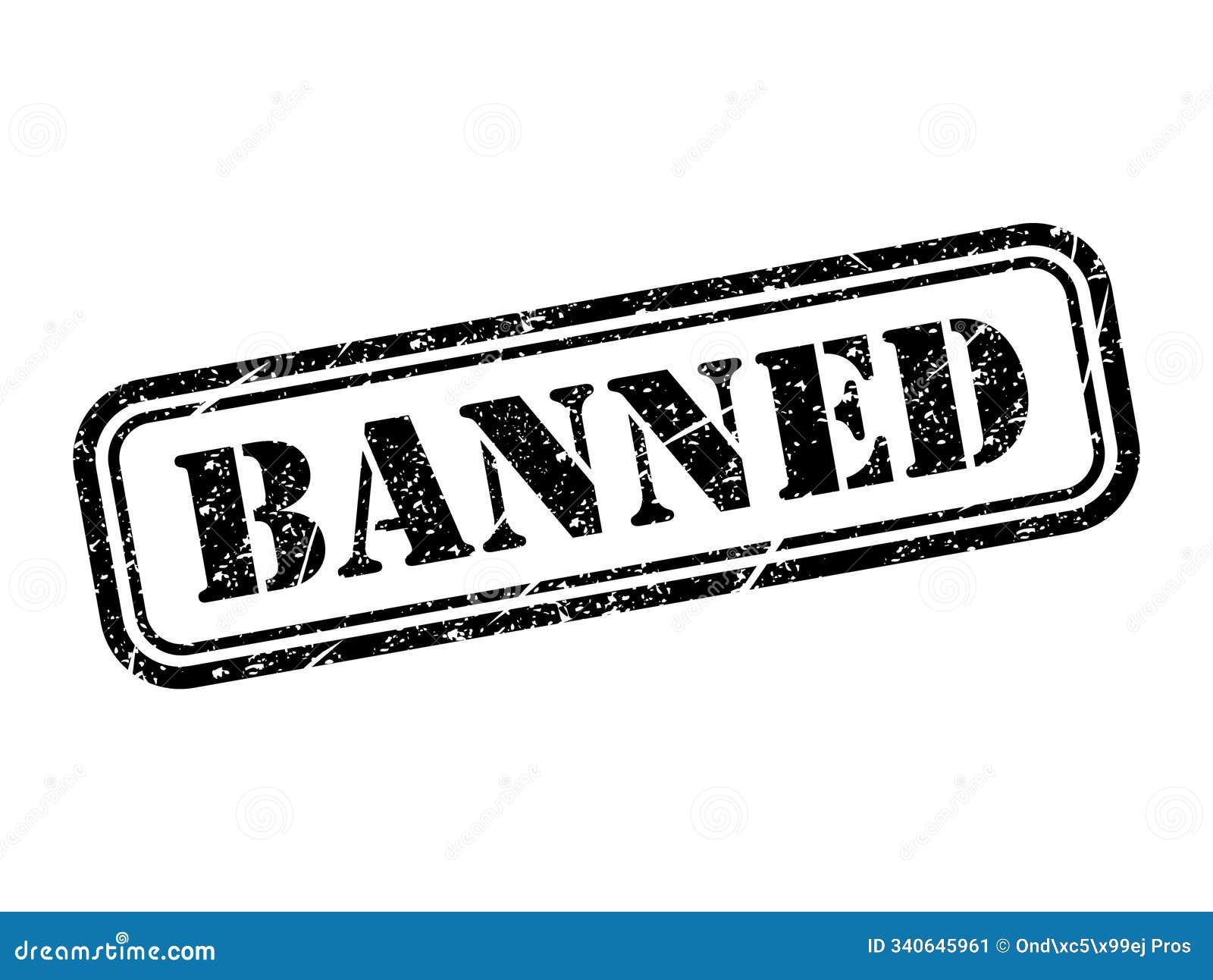 Set Of Banned Stamp Symbol, Label Sticker Sign Button, Text Banner ...