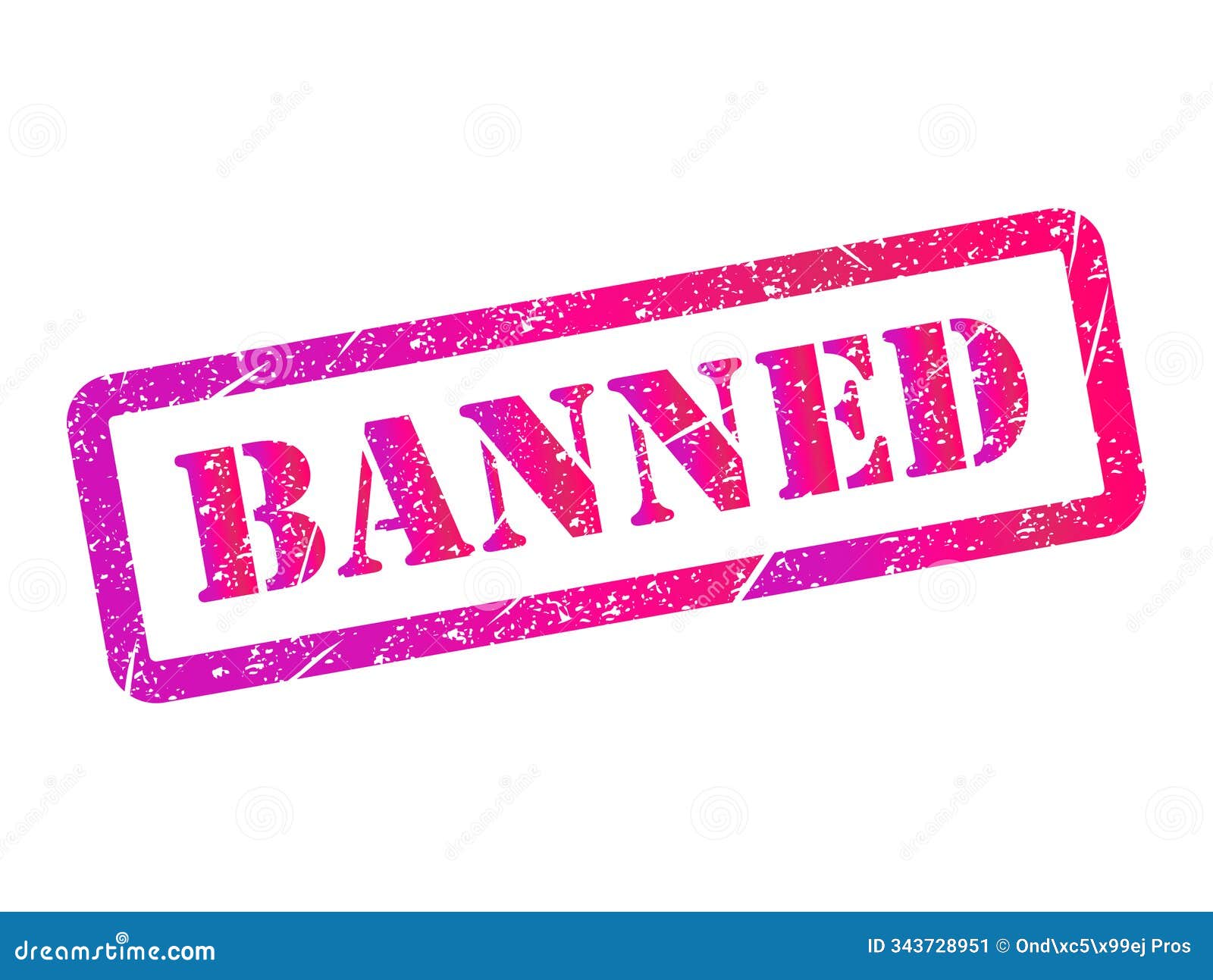 Banned Stamp Symbol, Label Sticker Sign Button, Text Banner Vector ...